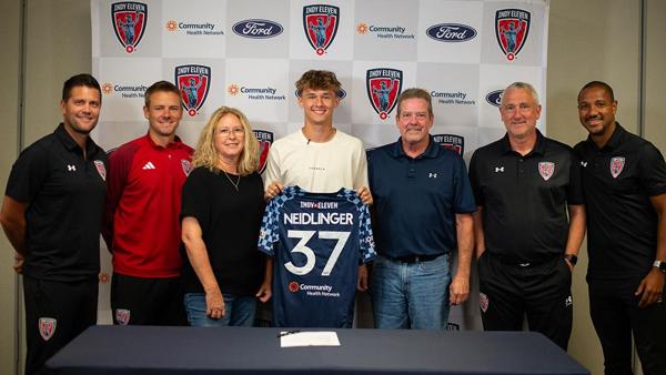 Indy Eleven signs Academy product Logan Neidlinger to first pro contract