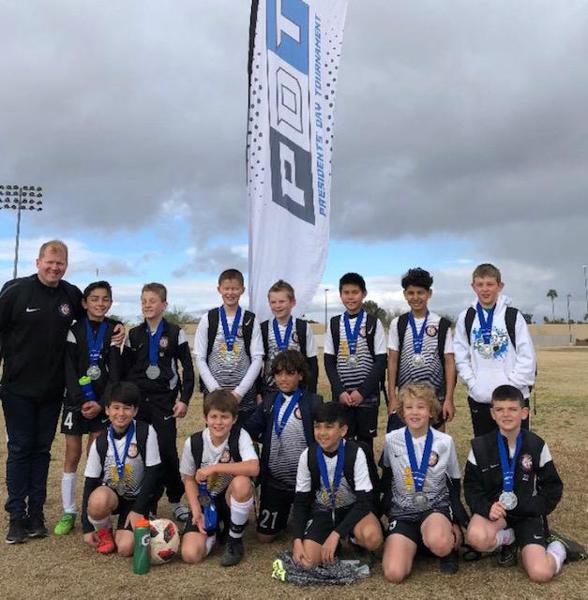 U12 Academy Boys Finish Runners Up in National Competition