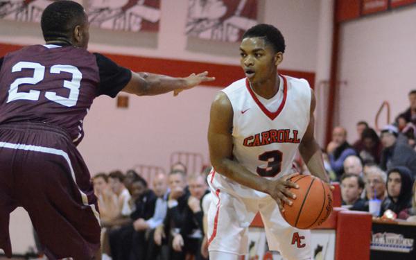 Sharkey's early steal sets tone in big Carroll win over Abington