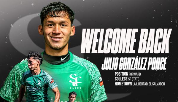 Julio González Ponce re-signs with SF Glens for 2023 USL League Two season