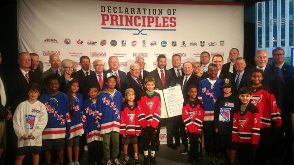 Hockey Leaders Unveil Declaration of Principles