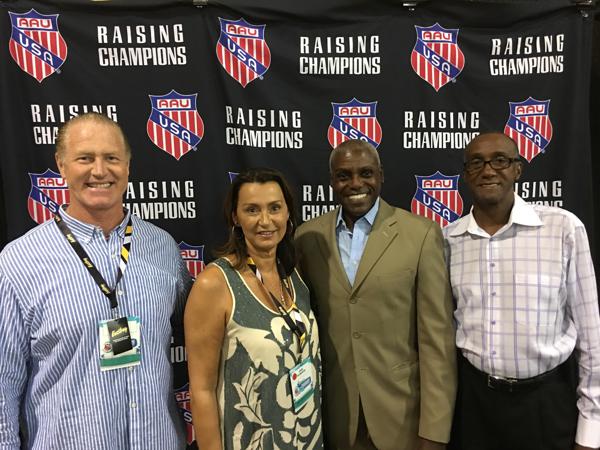 Olympian Carl Lewis partners with AAU