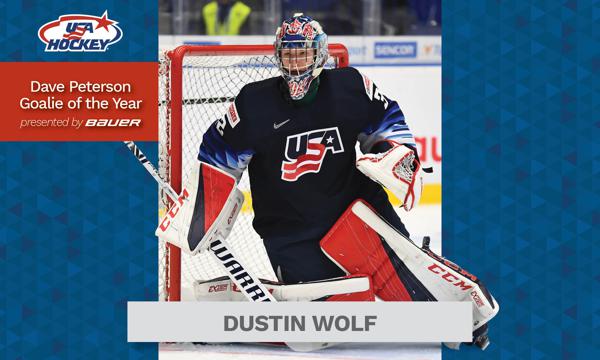 Everett Silvertips’ Dustin Wolf Recognized as Dave Peterson Goalie of ...