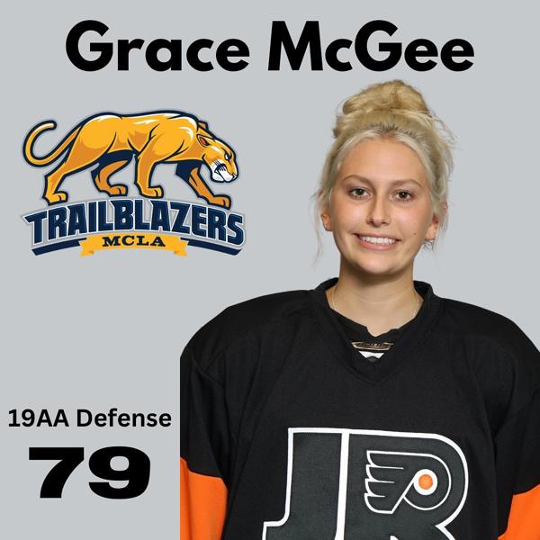 Grace McGee, commits to MCLA (NCAA D-III) 23-24 Season.