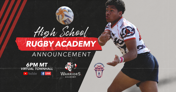 Utah Warriors and Utah Youth Rugby announce High School Academy
