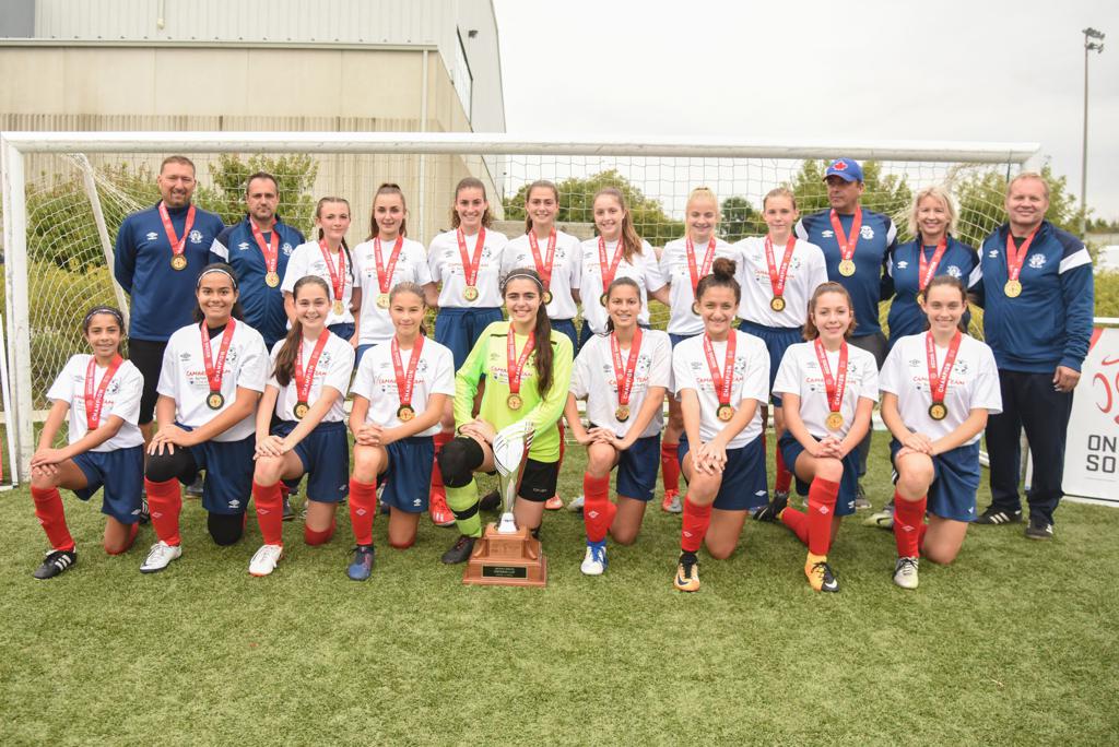 Caledon SC win U-14 Girls Ontario Cup final in six goal thriller