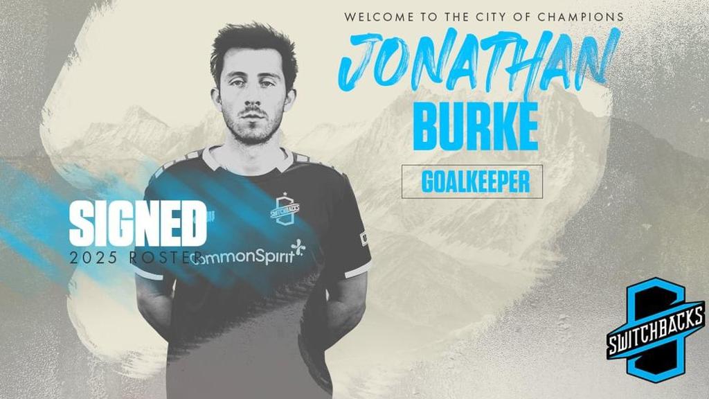 Switchbacks sign goalkeeper Jonathan Burke