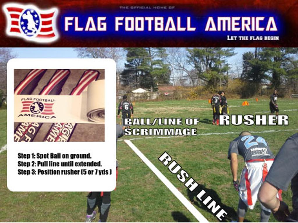 FLAG FOOTBALL AMERICA RUSH LINE IS HERE!