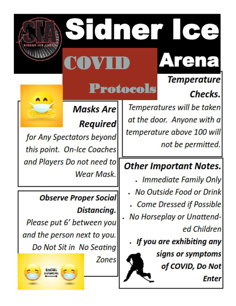 SIA COVID Protocols- Updated 12/14/20