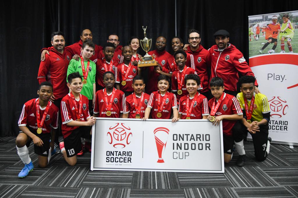 DeRo United FA win U-13 Boys Ontario Indoor Cup Final