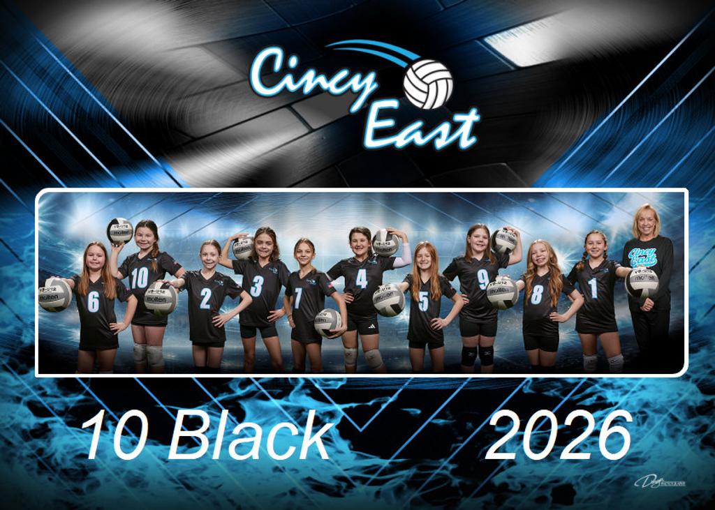 Cincy East Volleyball 10 Black