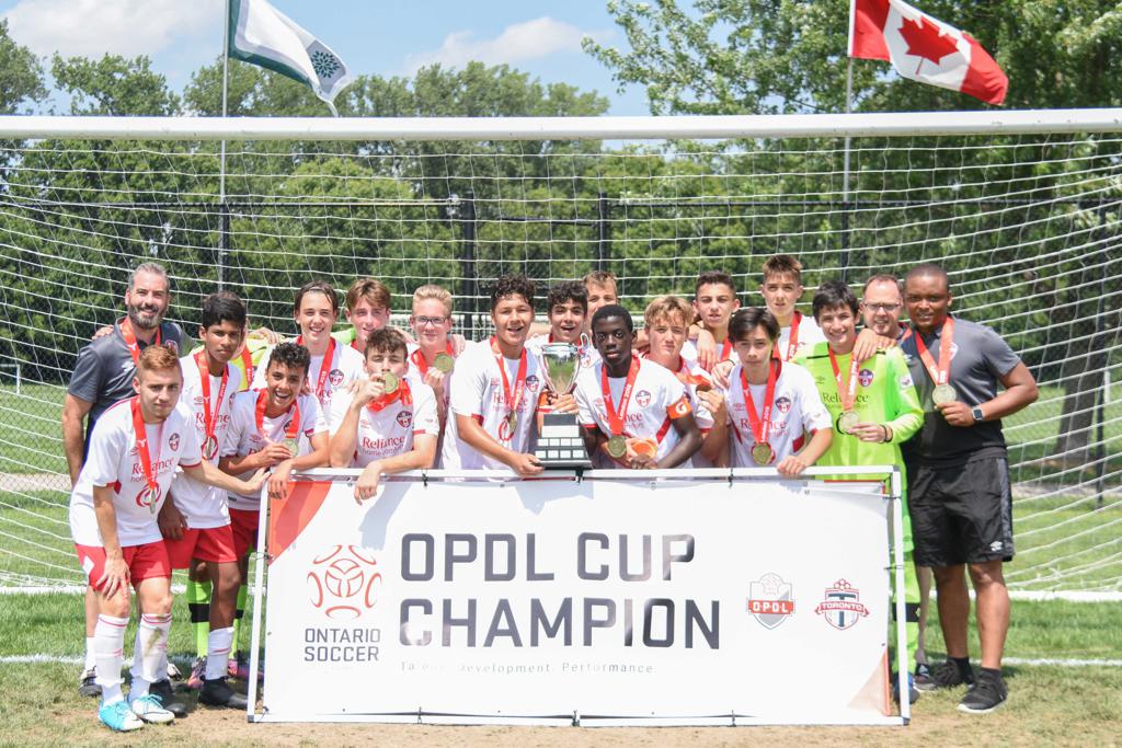 Oakville Soccer Club win the U-15 Boys OPDL Cup and Ontario Summer ...