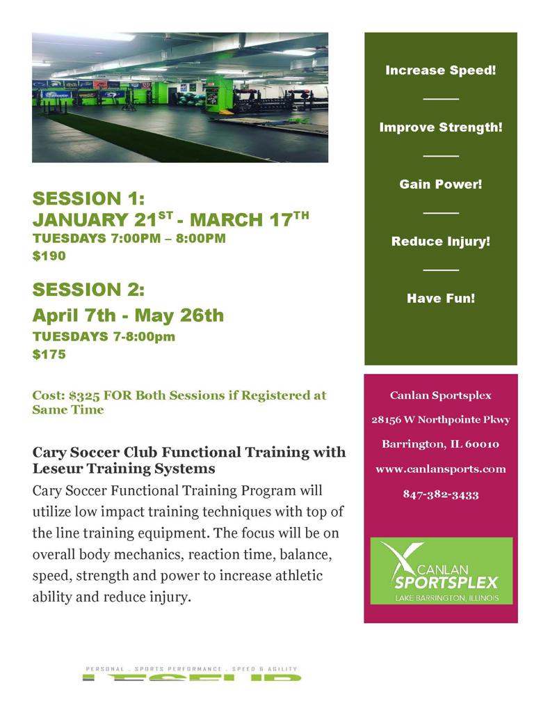 Speed, Agility & Quickness Training 2020 at Canlan SportsPlex